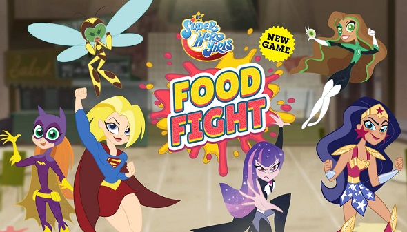 DC Super Hero Girls: Food Fight - Unblocked at Cool Math Games